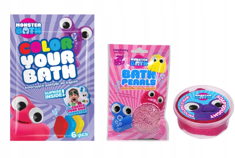 MONSTER BATH ZESTAW DO KĄPIELI DLA DZIECI - 10056663223 - oficjalne ...