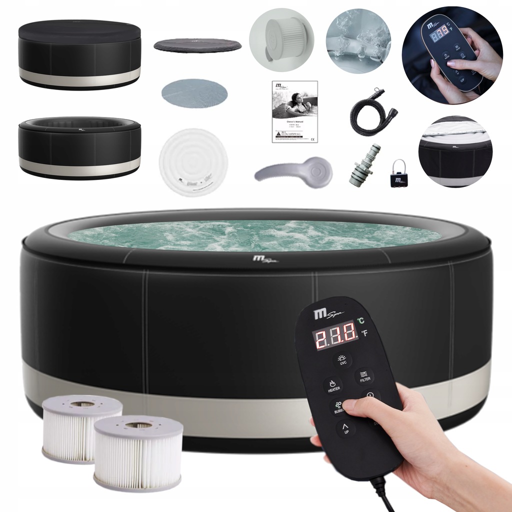 JACUZZI CAMARO MSPA OGRODOWE OZON POMPOWANE SPA 6 - 11961302205 ...