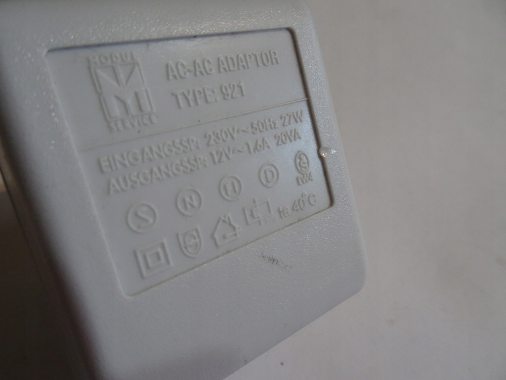 Modul Service Transformer AC Adaptor Type:921 - 9451227497 - oficjalne ...