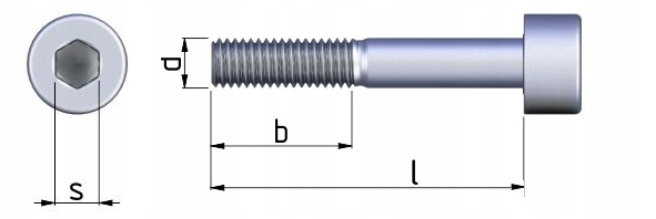 Śruba imbusowa M6x100 DIN 912 kl 8.8 ocynk 1 szt - 10898608799 - oficjalne archiwum Allegro