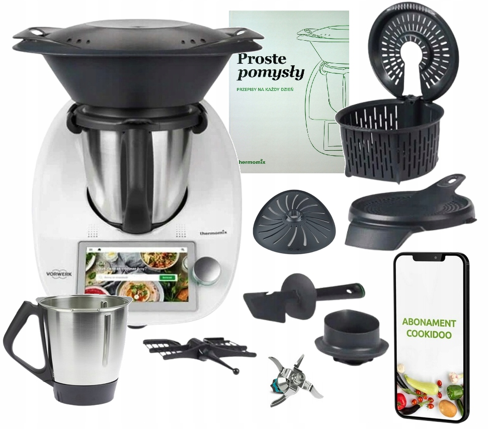 THERMOMIX TM6 TERMOMIX TERMOMIKS ZESTAW VORWERK XL - 13423860046 ...