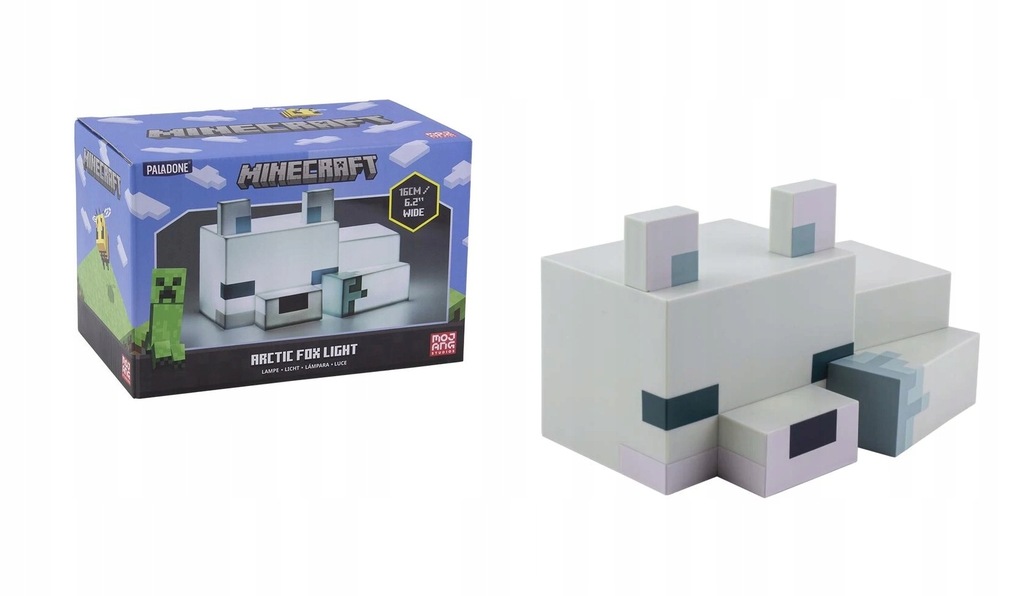 LAMPKA MINECRAFT ARCTIC FOX LIGHT LIS / LISEK 16CM - 12796762404 - oficjalne archiwum Allegro