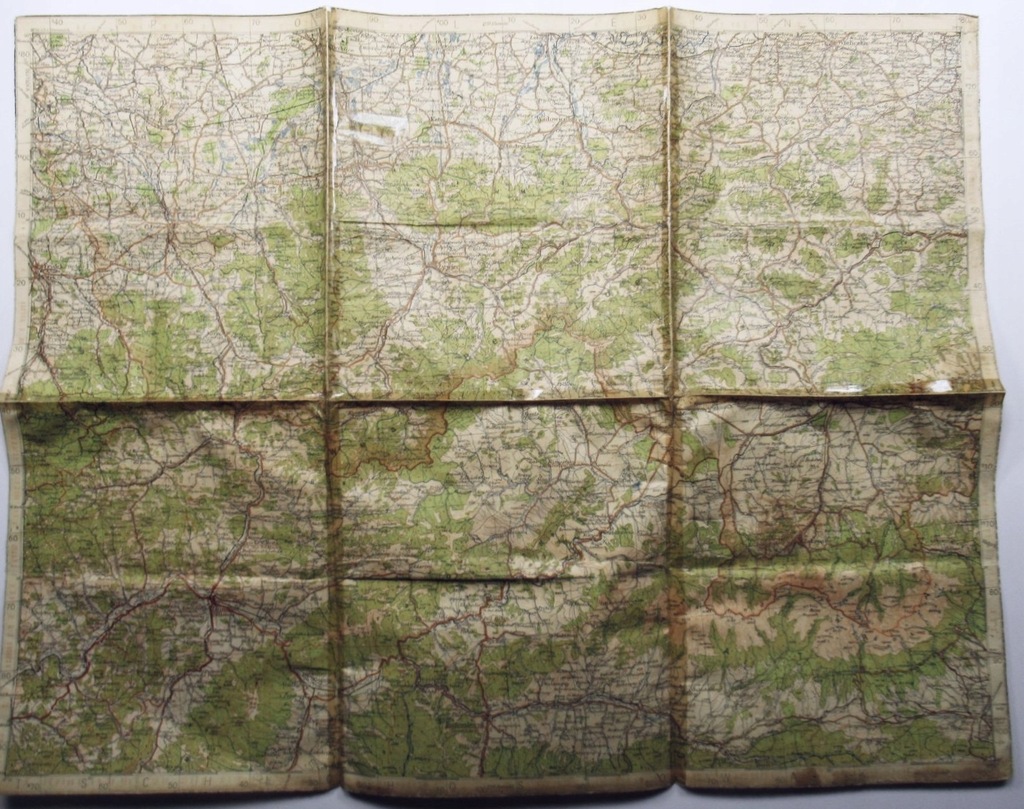 Mapa Zakopane, Cieszyn, ZAOLZIE, SPISZ, 1939 - 12775527501 - oficjalne ...