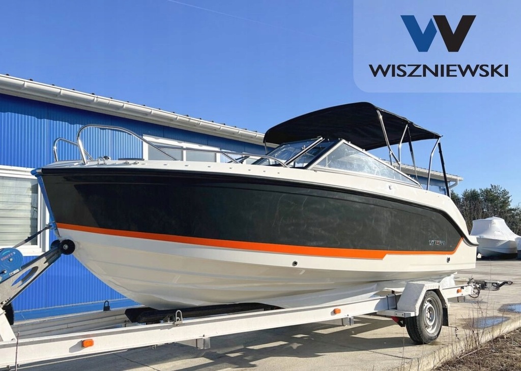 Łódź motorowa UTTERN T59 + Mercury 115 KM nowa - 13292614587 ...