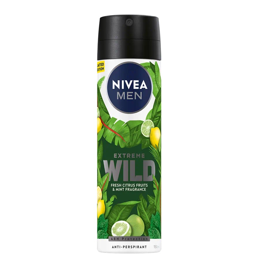 Nivea MEN Extreme Wild Antyperspirant Fresh Citrus 150 ml - 16453773399 ...