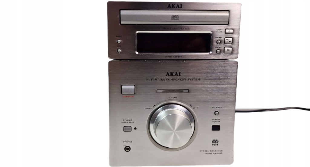 Wzmacniacz amplifier CD player odtwarzacz AKAI AA-503R AA 503 R - 14940222761 - oficjalne ...