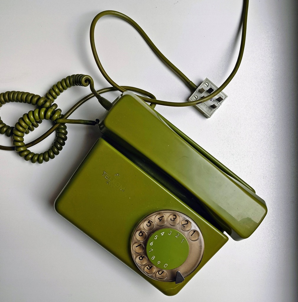 TELEFON TELKOM RWT ELEKTRIM TULIPAN 1979 analogowy aparat stacjonarny ...