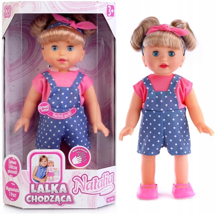 LALKA NATALIA CHODZĄCA mówiąca po polsku MÓWI PL - 12898733046 ...