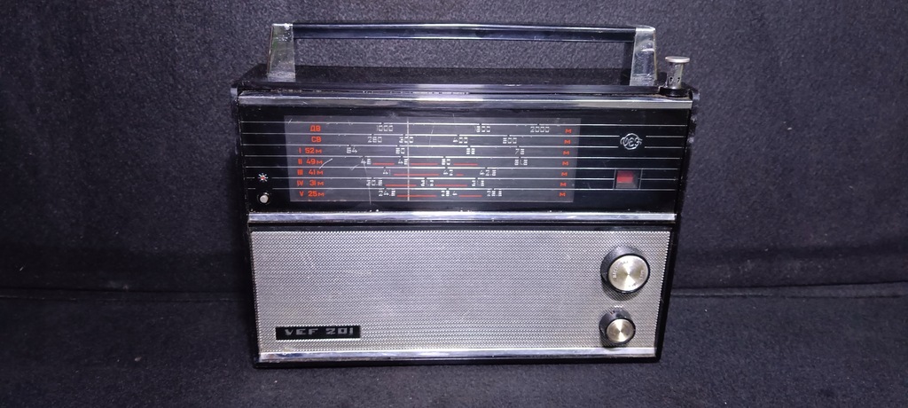 Radioodbiornik PRL VEF 201 - 13145912059 - oficjalne archiwum Allegro