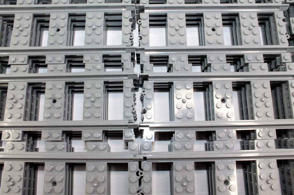 LEGO Train Tory Proste 53401 ciemno szare Nowe - 13242224545 ...