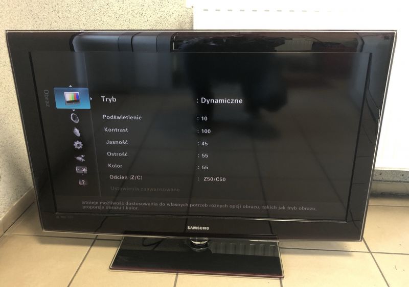 TELEWIZOR SAMSUNG LE40B551A6W FULL HD OKAZJA - 7797005348 - oficjalne ...
