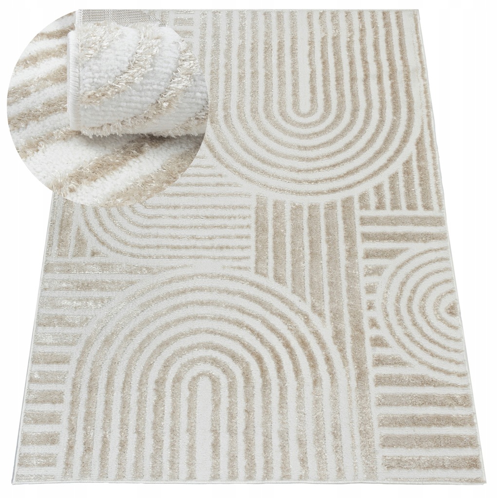 DYWAN NOWOCZESNY POKOJOWY ELEGANCKI JASNY MIĘKKI MODNY KREMOWY ...