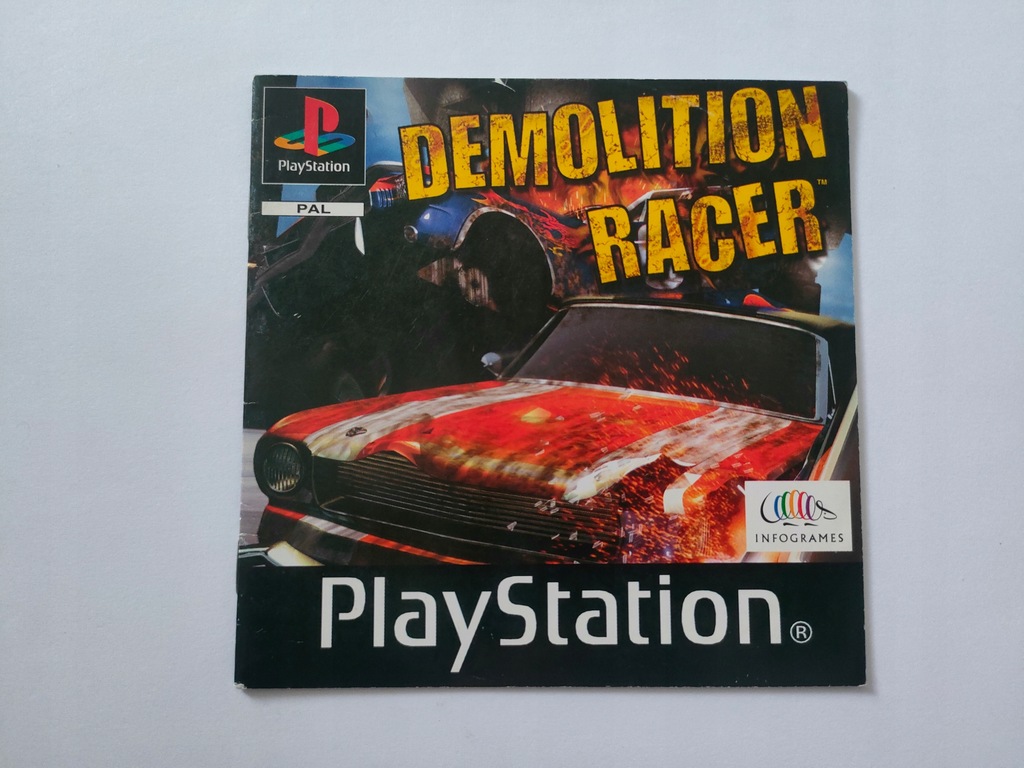 ORYGINALNA INSTRUKCJA DEMOLITION RACER PSX PS1 - 13689736689 ...
