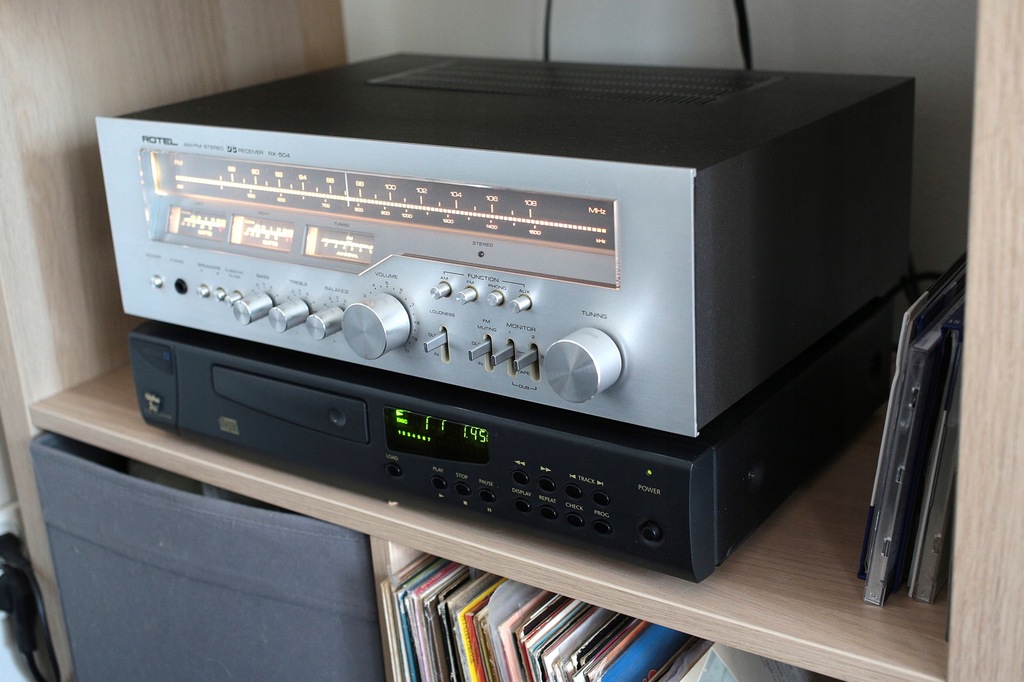 Amplituner Rotel RX-504, stan idealny, gwarancja! - 12745755647 ...