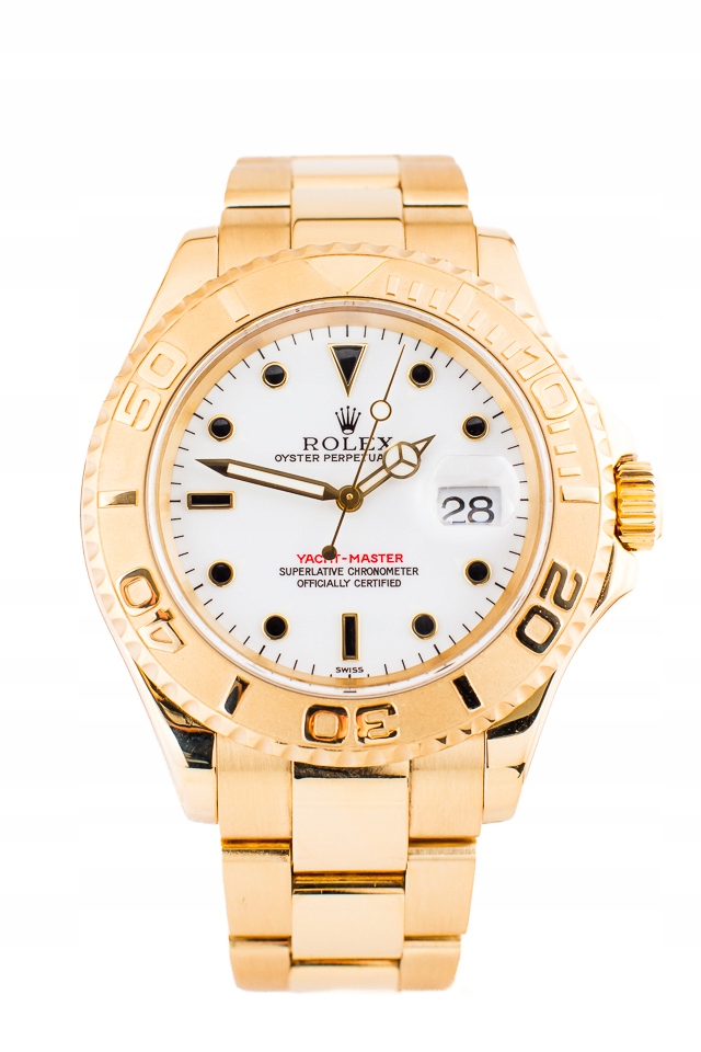 ROLEX YACHT-MASTER COSC 16628B 18K GOLD 40MM/BOX - 12822210728 ...