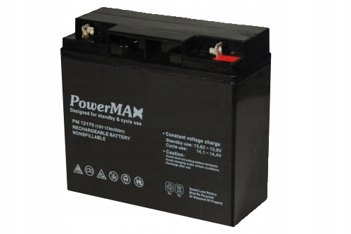 AKUMULATOR ŻELOWY POWERMAX 17AH 12V PM 12170 - 9442563960 - oficjalne ...
