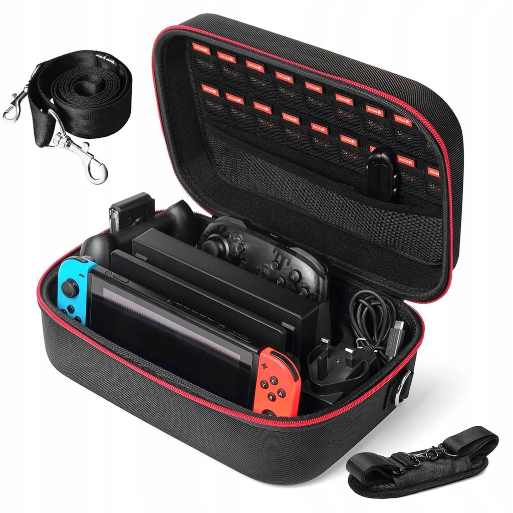 ETUI CASE XXL WZMOCNIONY DO NINTENDO SWITCH OLED TORBA - 15395787874 ...