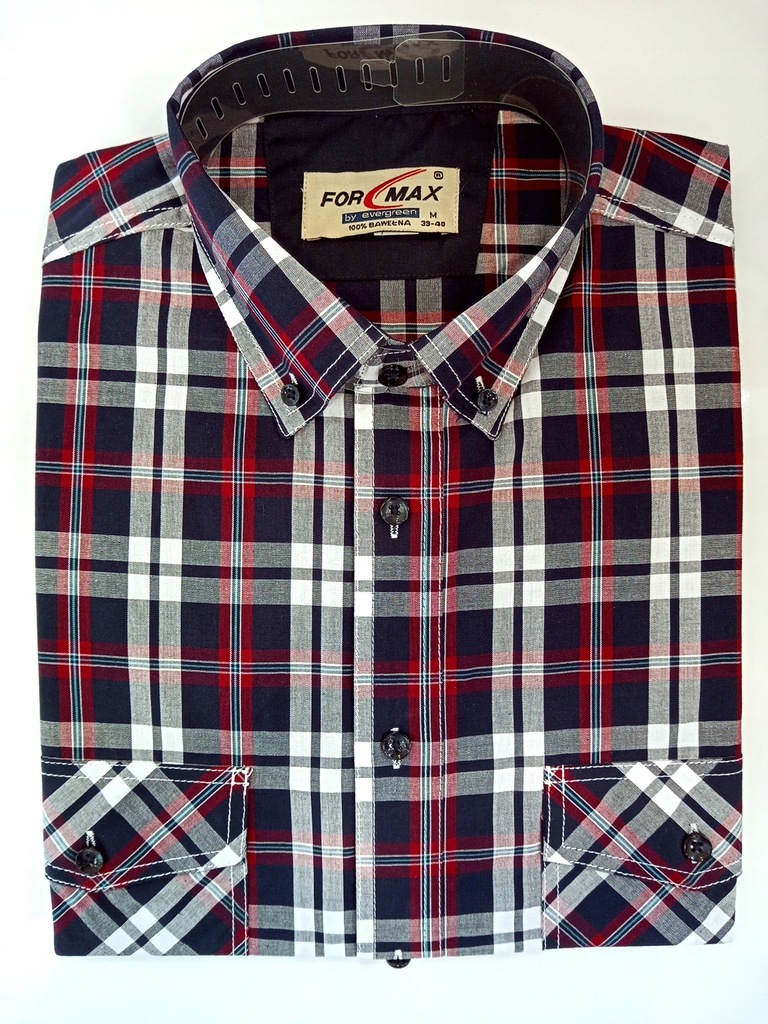Koszula męska FORMAX casual 100% bawełna dł. ręk regular rozm. XL 43/44 ...