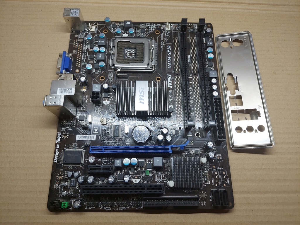 Płyta główna MSI MS-7592 G41M-SP20 Micro ATX - 12129902724 - oficjalne ...