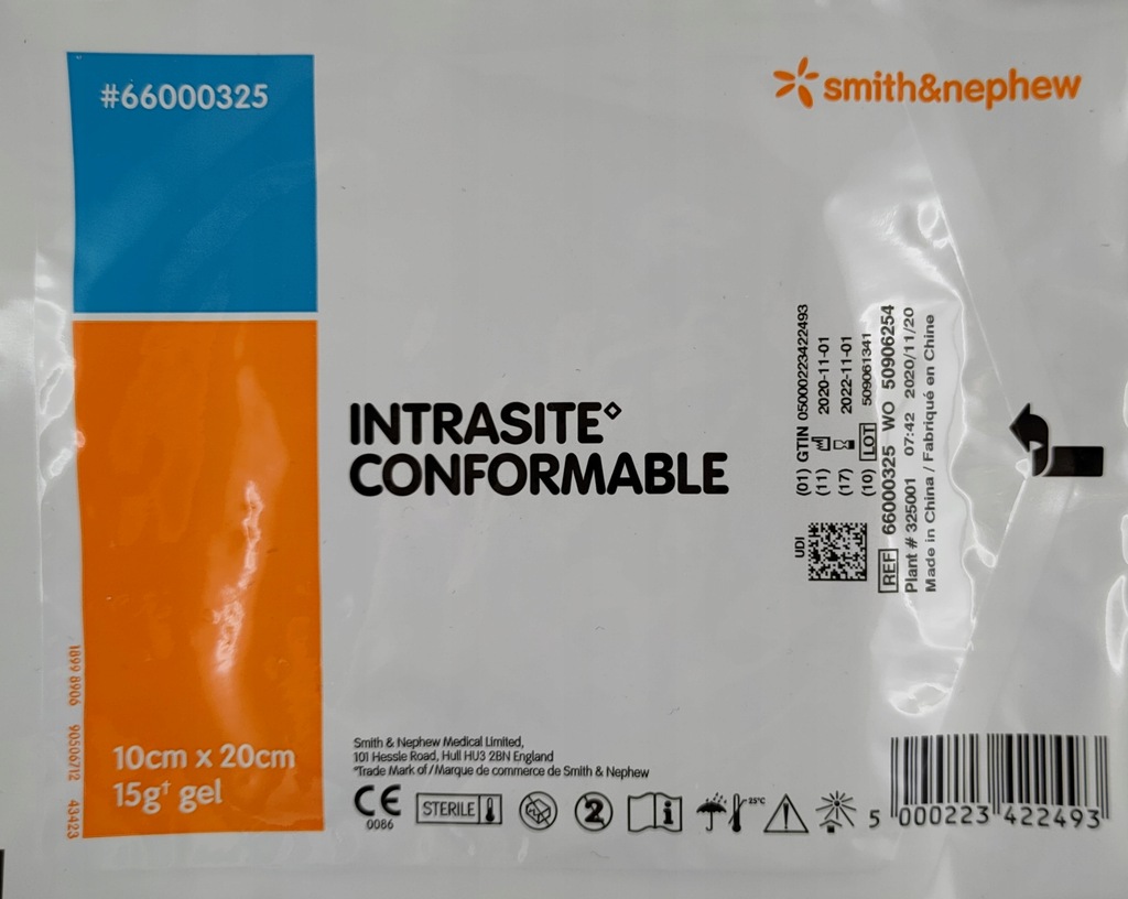 Opatrunek hydrożelowy INTRASITE CONFORMABLE 10X20 - 11065687524 ...