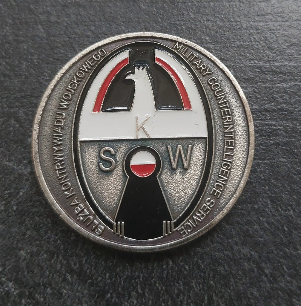 SKW Służba Kontrwywiadu Wojskowego coin - 14318642289 - oficjalne ...