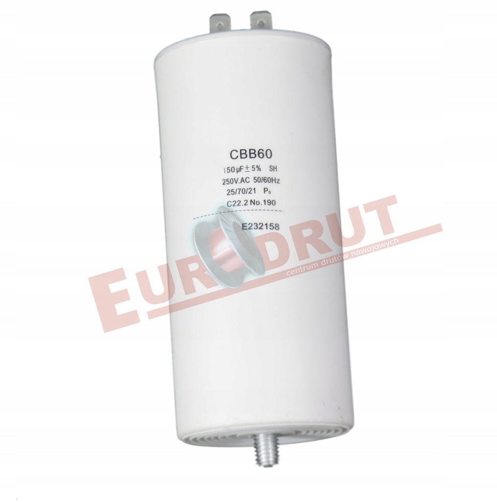 KONDENSATOR 150 uF CAPACITOR - 8269072727 - oficjalne archiwum Allegro
