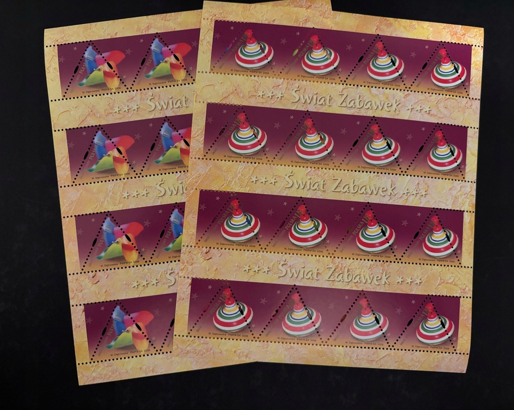 ŚWIAT ZABAWEK, 2006 ROK, Fi. 4096- 4097 ** ARKUSZ - 17027871959 ...