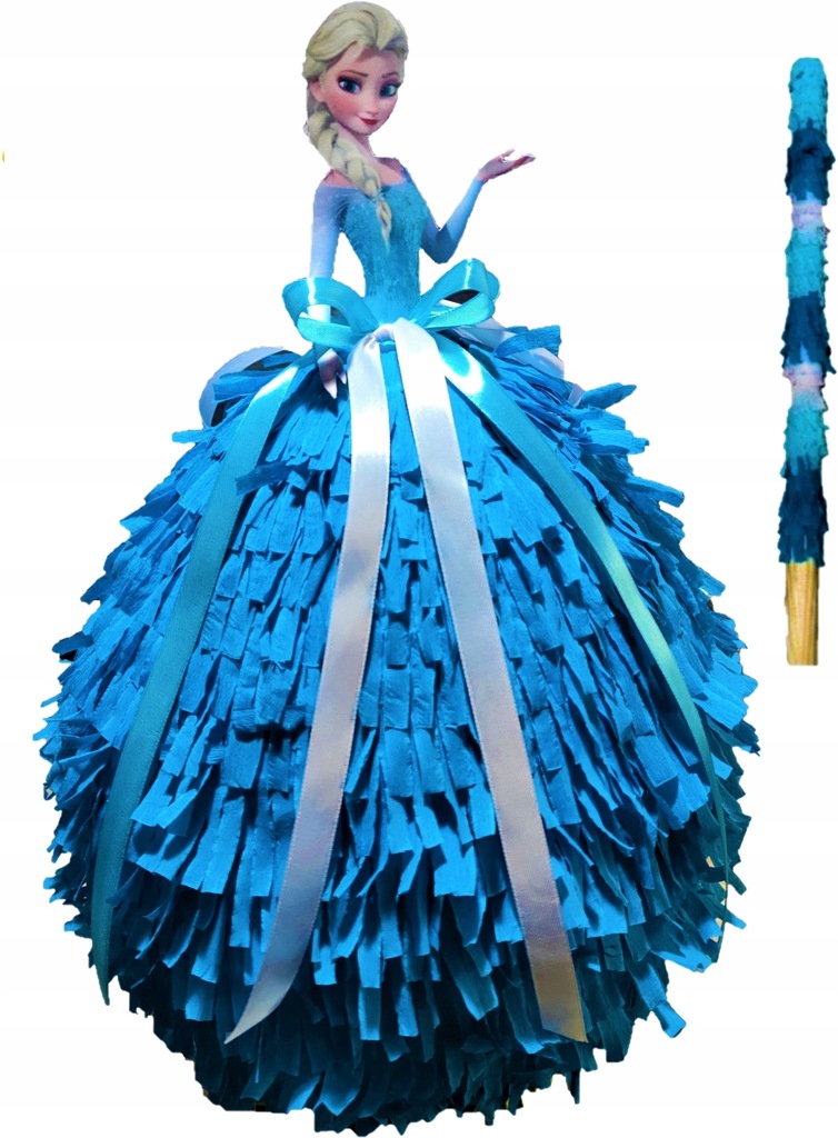 PINIATA ELZA ELSA KRAINA LODU URODZINY DUŻA 85cm - 12865358253 ...