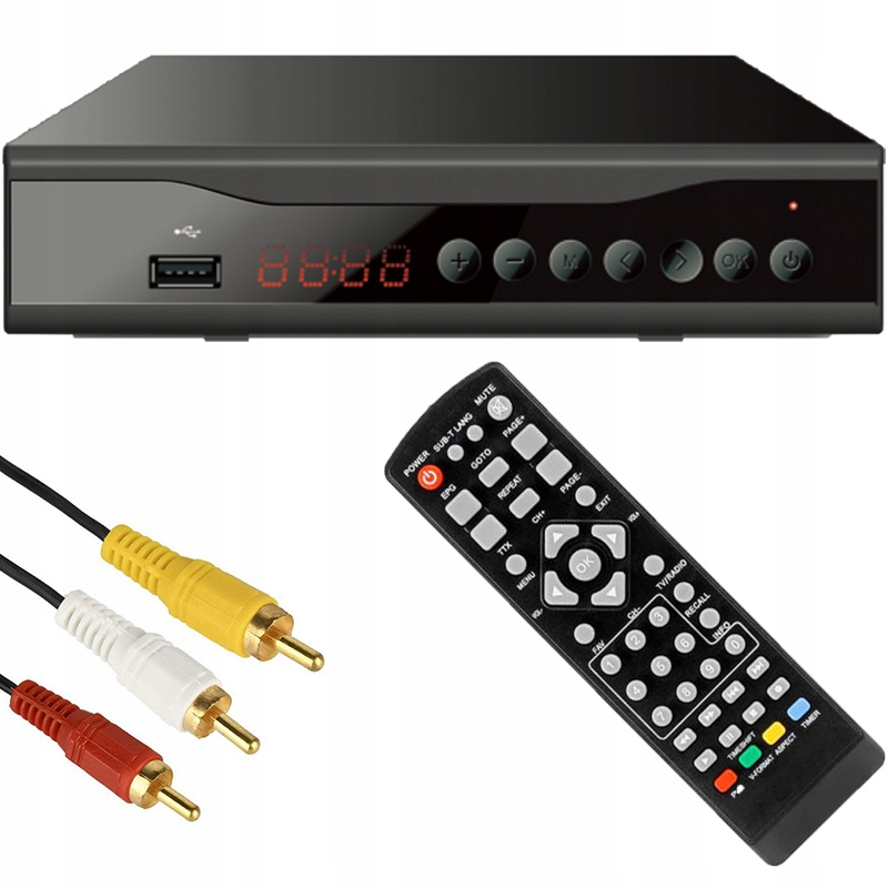 DEKODER TUNER TV NAZIEMNEJ HDMI USB HD DVB-T2 WiFi - 10877555663 ...