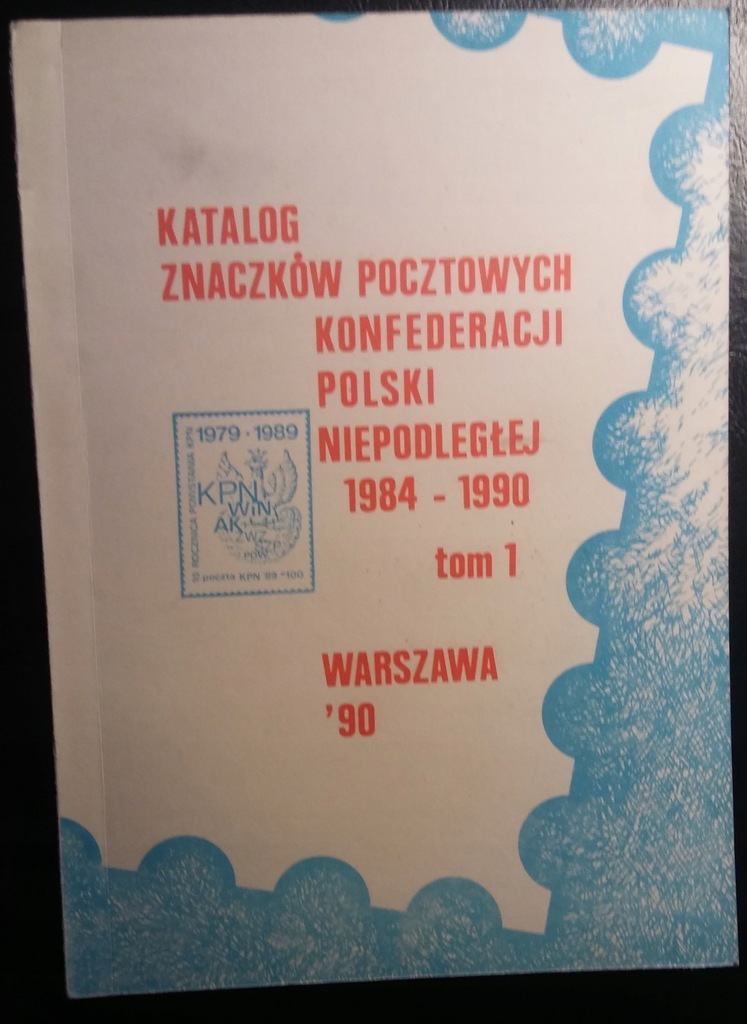 Katalog znaczków KPN wydany w 1990 roku - 12557235540 - oficjalne ...