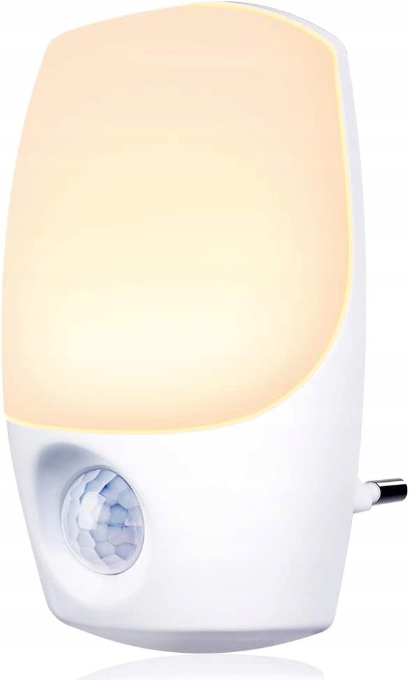 LAMPKA NOCNA DO GNIAZDKA CZUJNIK ZMIERZCHU RUCHU - 13231182225 - oficjalne archiwum Allegro