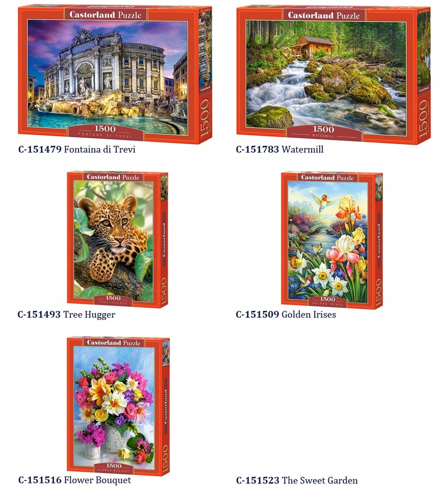 Castorland Piękne Puzzle 1500 elementów CA0018 - 5793998280 - oficjalne ...