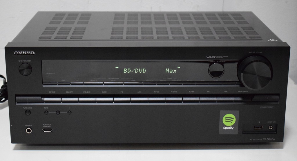 AMPLITUNER ONKYO TX-NR636 USZKODZONY OD 1 ZŁ - 8254959630 - oficjalne archiwum Allegro