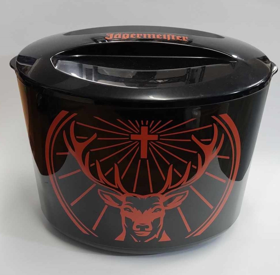 JAGERMEISTER Cooler DUŻY na Lód Pokrywa Logo UNIKAT ORYGINAŁ KOLEKCJA ...