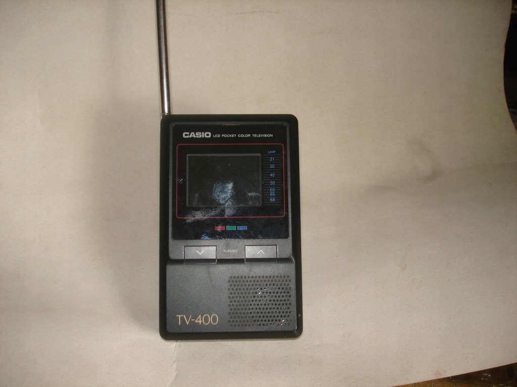 Mini telewizor kieszonkowy CASIO TV-400T LCD - 9749602697 - oficjalne ...