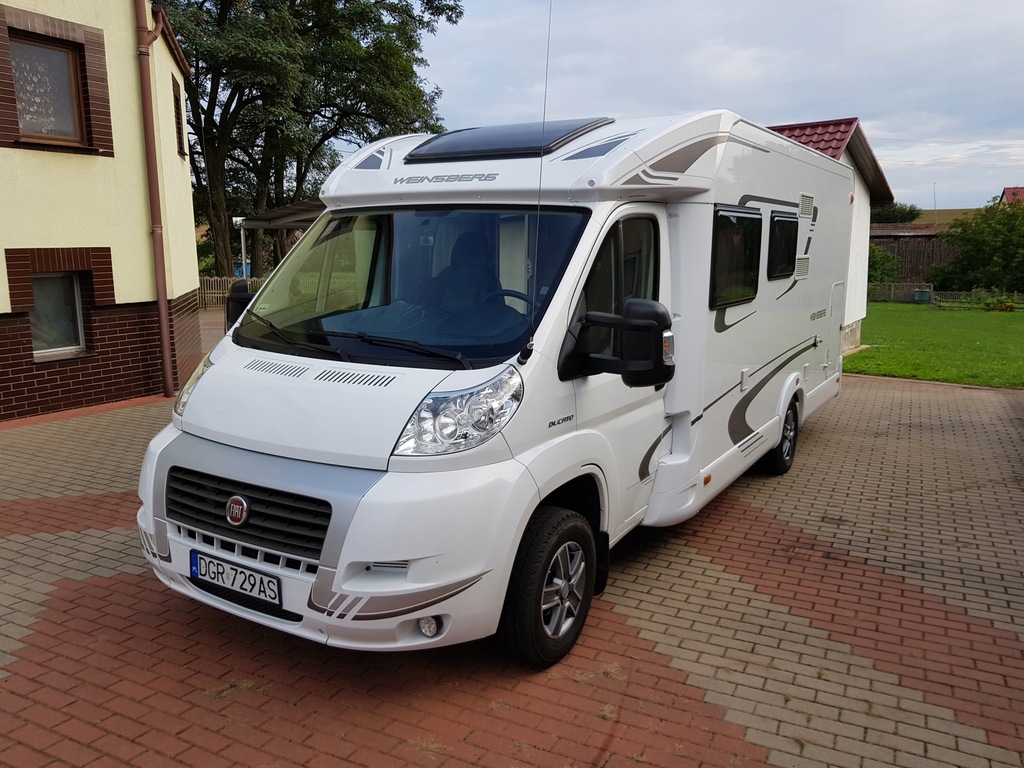 Kamper Weinsberg Knaus, Fiat Ducato, wersja zimowa - 8456292625 - oficjalne archiwum Allegro