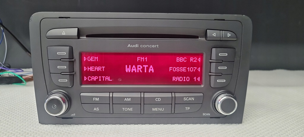 Audi A3 8P Concert Radio Cd Mp3 8P0035186G - 13101814995 - oficjalne archiwum Allegro