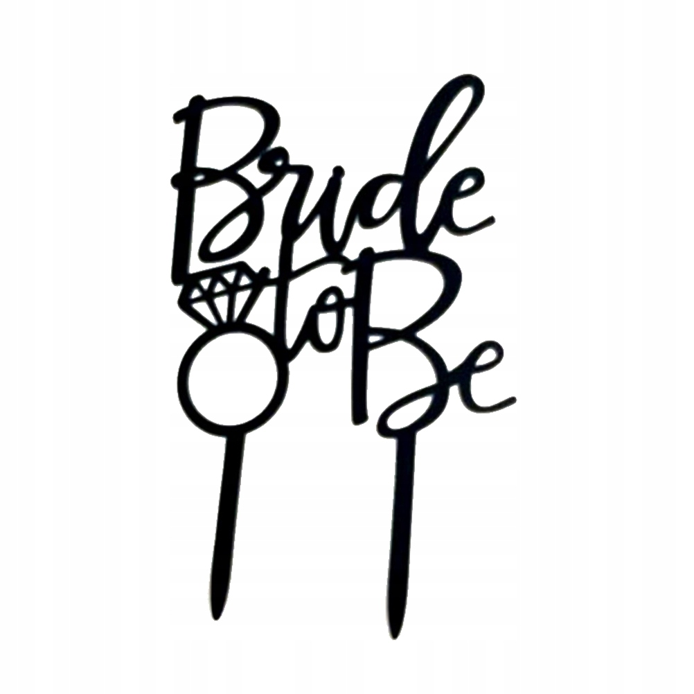 Pan i Pani Ciasto Włożona Karta Ciasto Topper Akry - 12894802679 ...