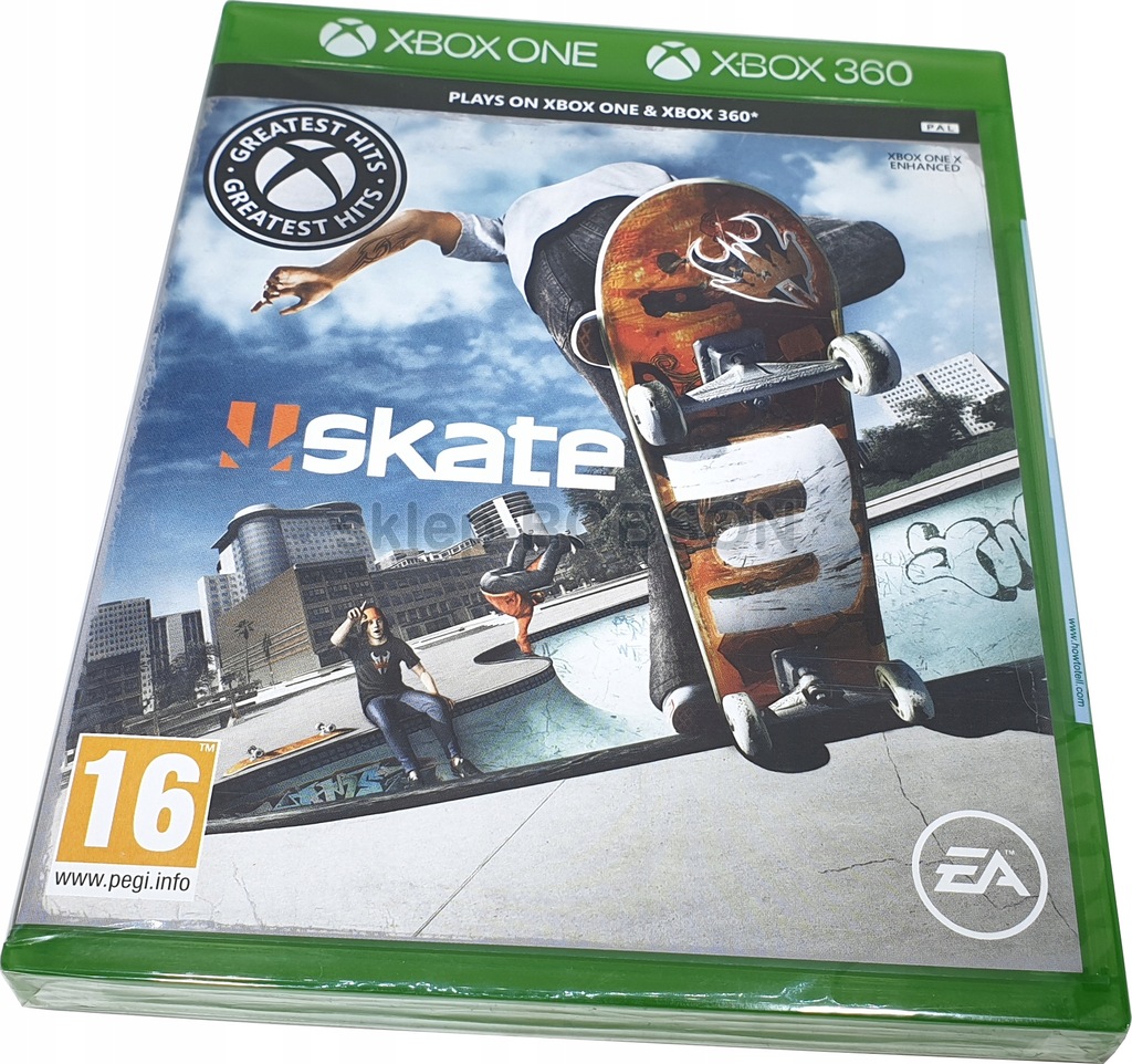 SKATE 3 XBOX 360 / XBOX ONE NOWA X360 XONE - 7768865933 - oficjalne ...