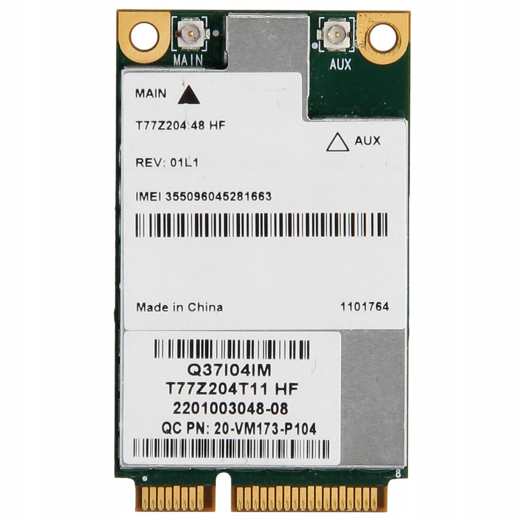 Modem Karta wiFi WWAN SIERRA MC8305 mini PCI-e 3G - 13173856574 ...