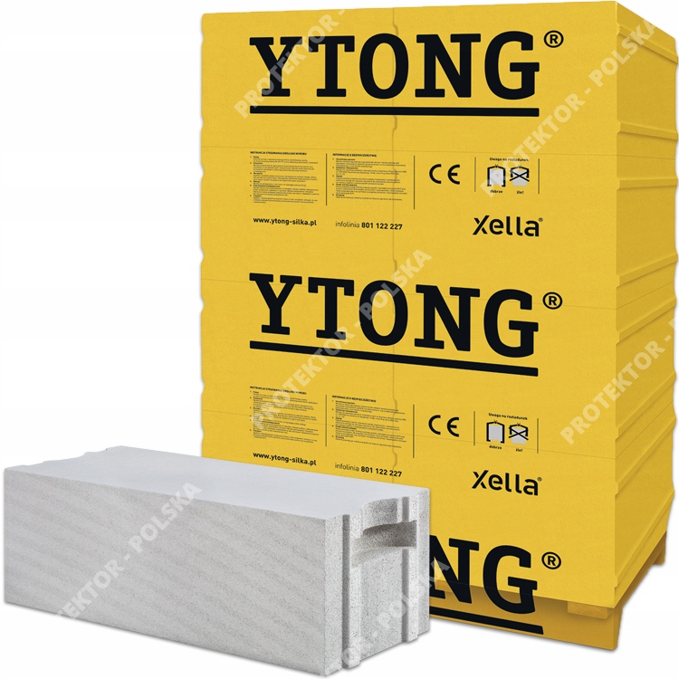 YTONG ACURA 24cm beton komórkowy pustak bloczek - 9260400584 ...