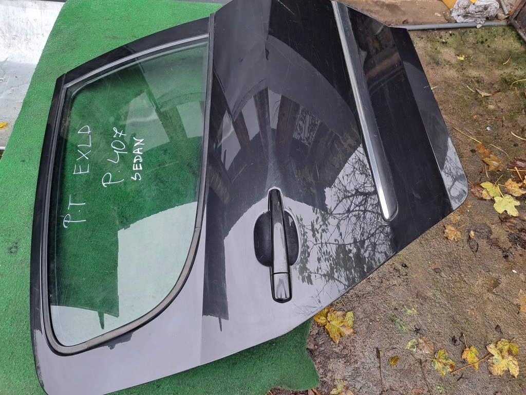 PEUGEOT 407 sedan drzwi prawy tył EXLD/EXL kompletne - 14677963239 ...