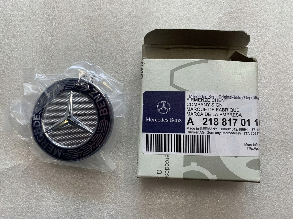 EMBLEMAT ZNACZEK LOGO MASKI MERCEDES A2188170116 - 13214452047 ...