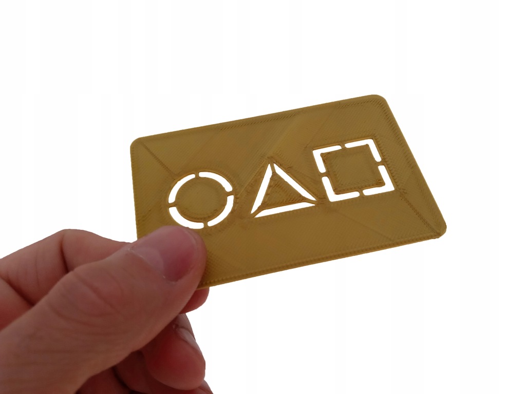 Squid Game - wizytówka PLASTIKOWA zaproszenie - 11316481635 - oficjalne ...