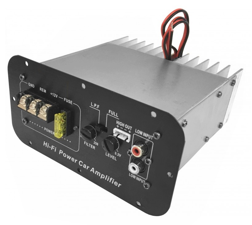 WZMACNIACZ SAMOCHODOWY DO ZABUDOWY 140W 12V - 7049207533 - oficjalne archiwum Allegro