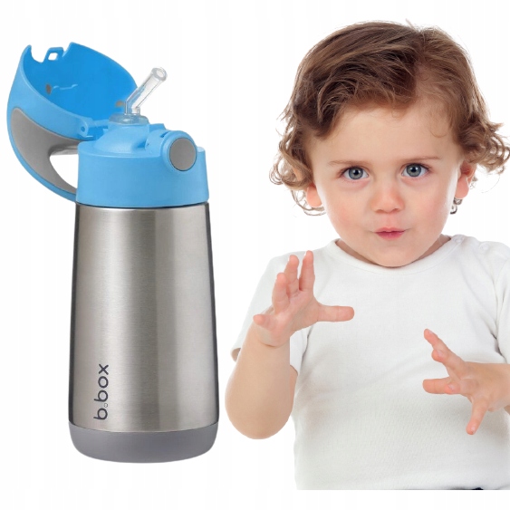 Bidon termiczny 350 ml, Blue Slate, b.box - 10941013395 - oficjalne archiwum Allegro