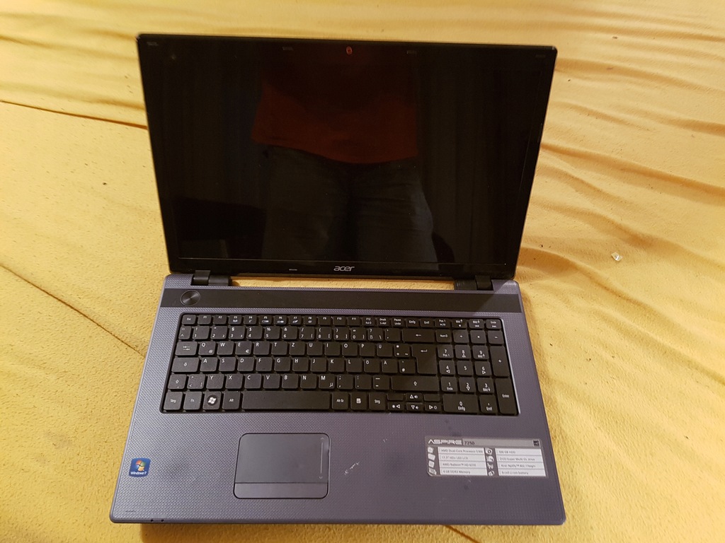 Laptop Acer Aspire 7250 17" - 12617437351 - oficjalne archiwum Allegro