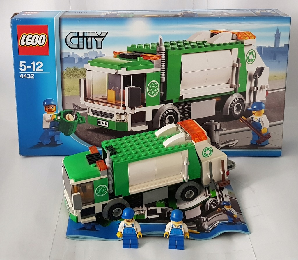Lego City 4432 Samochód ciężarówka śmieciarka - 11894251268 - oficjalne ...