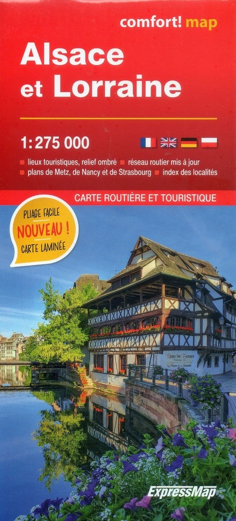 Alzacja i Lotaryngia 1:275 000 mapa EXP - 13632336650 - oficjalne ...