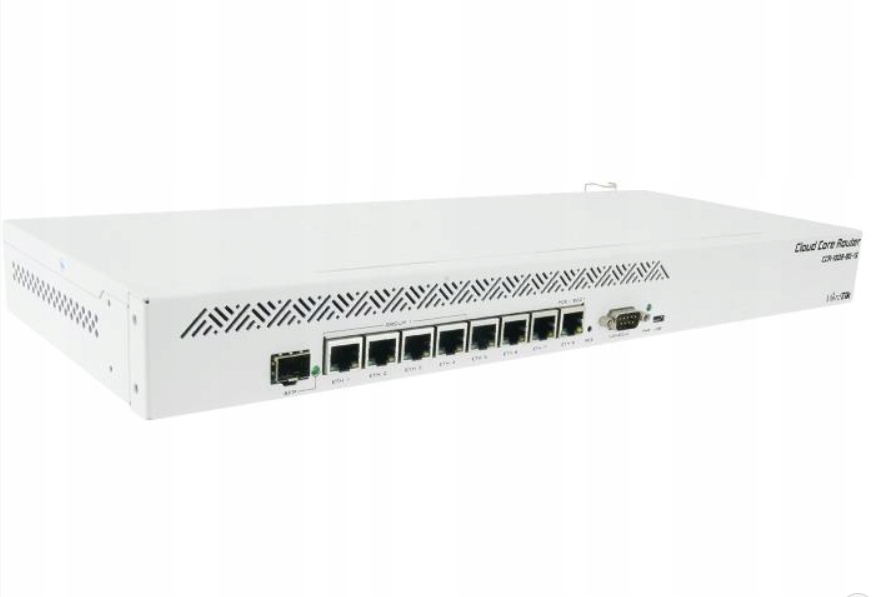 Router przewodowy MikroTik CCR1009-8G-1S-1S+ - 14570827626 - oficjalne ...